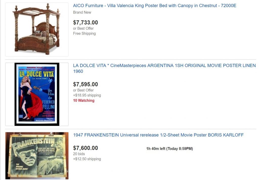 The best eBay poster stores to buy original vintage and movie posters